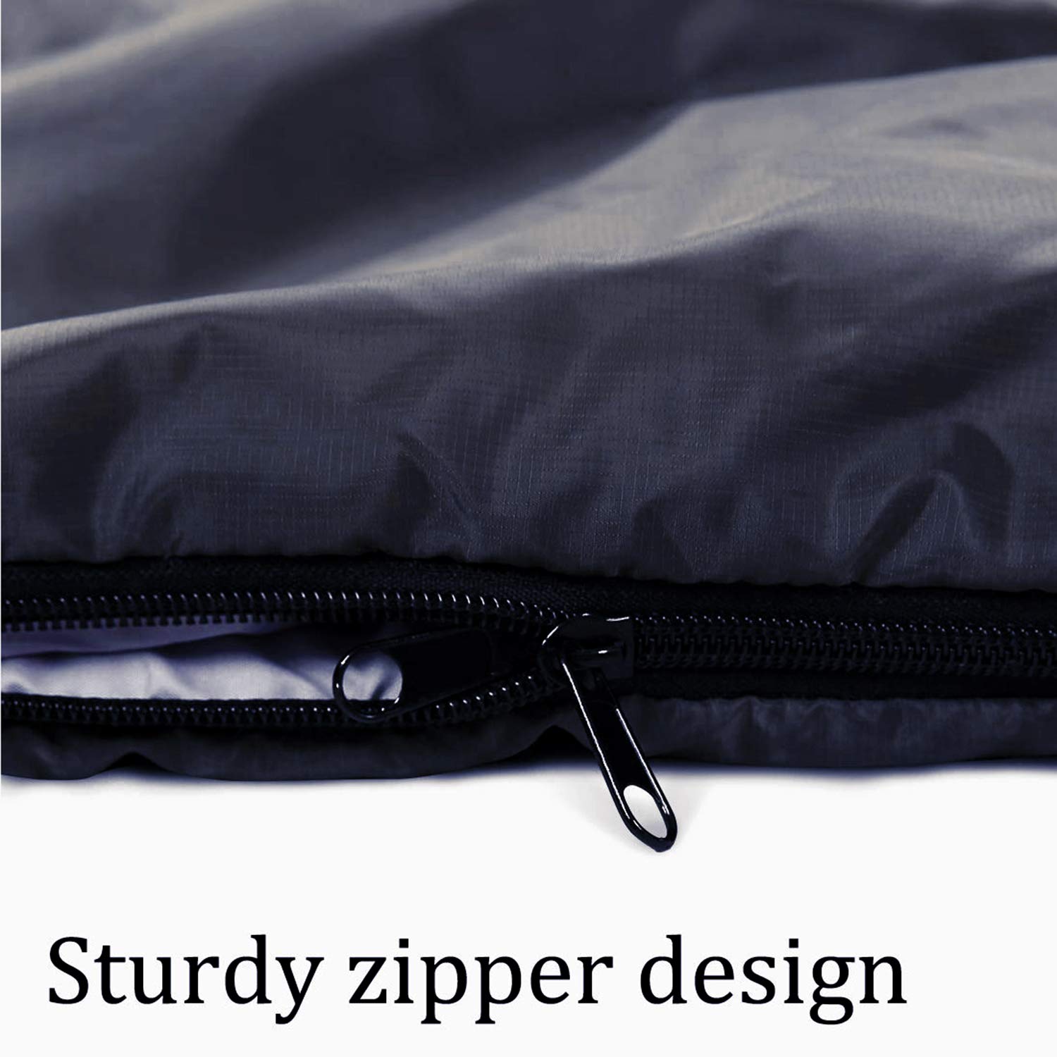 FARLAND Sleeping Bags 20℉ for Adults Teens Kids with Compression Sack Portable and Lightweight for 3-4 Season Camping, Hiking,Waterproof, Backpacking and Outdoors (Dark Grey Double, Rectangle)
