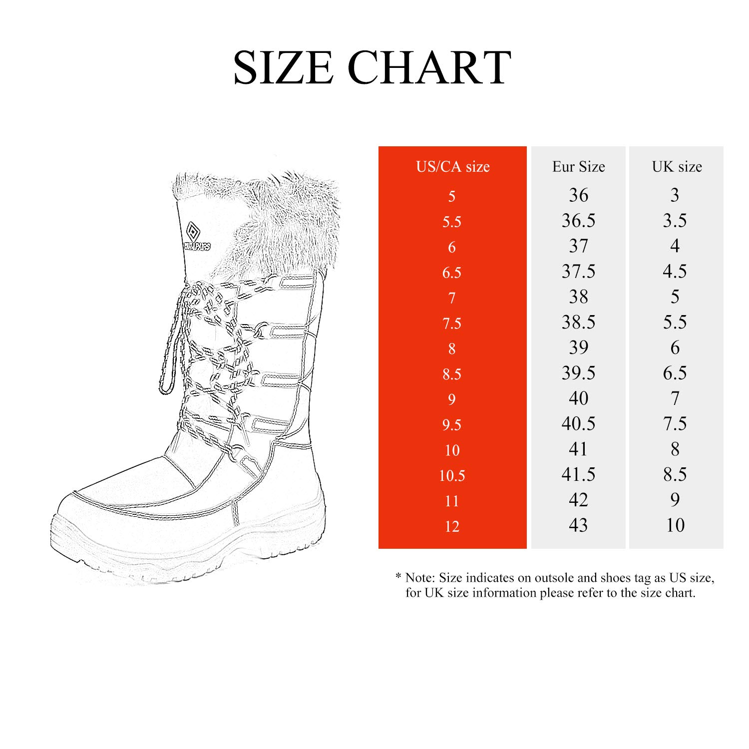 DREAM PAIRS Women's Warm Faux Fur Lined Mid-Calf Winter Snow Boots,Size 7,GREY/TAUPE,MAINE