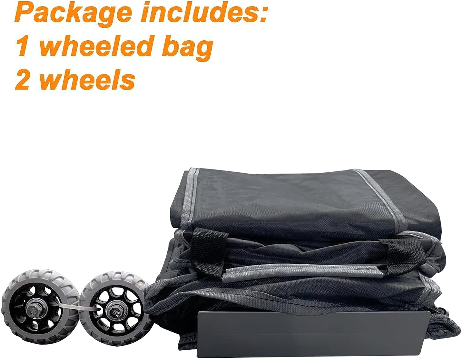 Eurmax USA Heavy Duty Wheeled Bag Pop up Canopy Tent Universal Rolling Storage Bag for 10x10 Canopy Instant Tent,Roller Bag Only(Dark Grey)