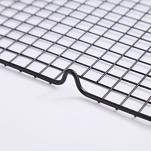 Kyraton Cooling Racks for Baking 1 Pack, Stainless Steel 15.7 X 10 Inch Non Stick Cake Cooling Tray for Roasting, Grilling, Cooking and Drying for Cake Cookies and Meat, Fit Baking Tray& Toaster Oven.