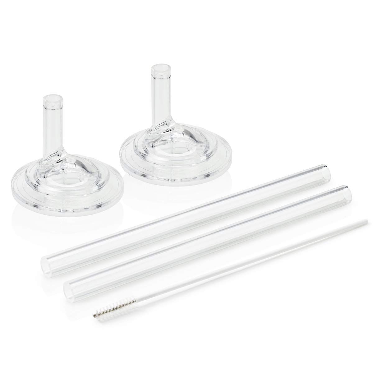 GROSMIMI PPSU Spill Proof Magic Sippy Cup 6 oz (Sky Blue) + Replacements (Straw kit 2-counts, Stage 2)