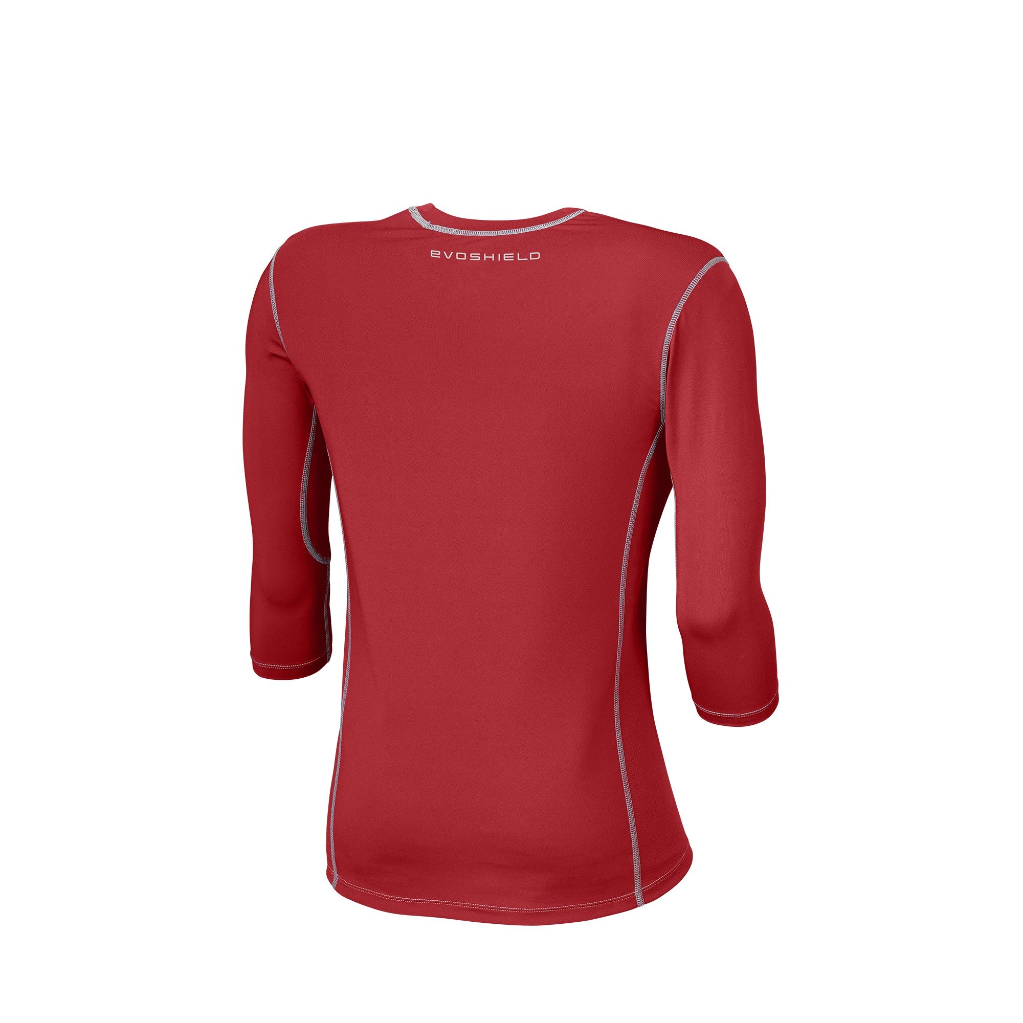 EvoShield Adult Pro Team Mid Sleeve Tee, Scarlet - Small
