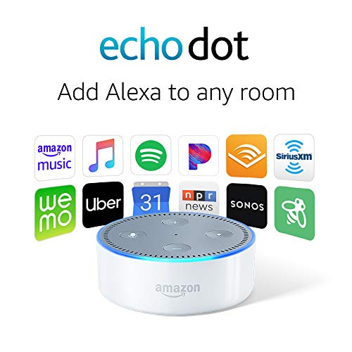 Echo Dot (2nd Generation) - Smart speaker with Alexa - White