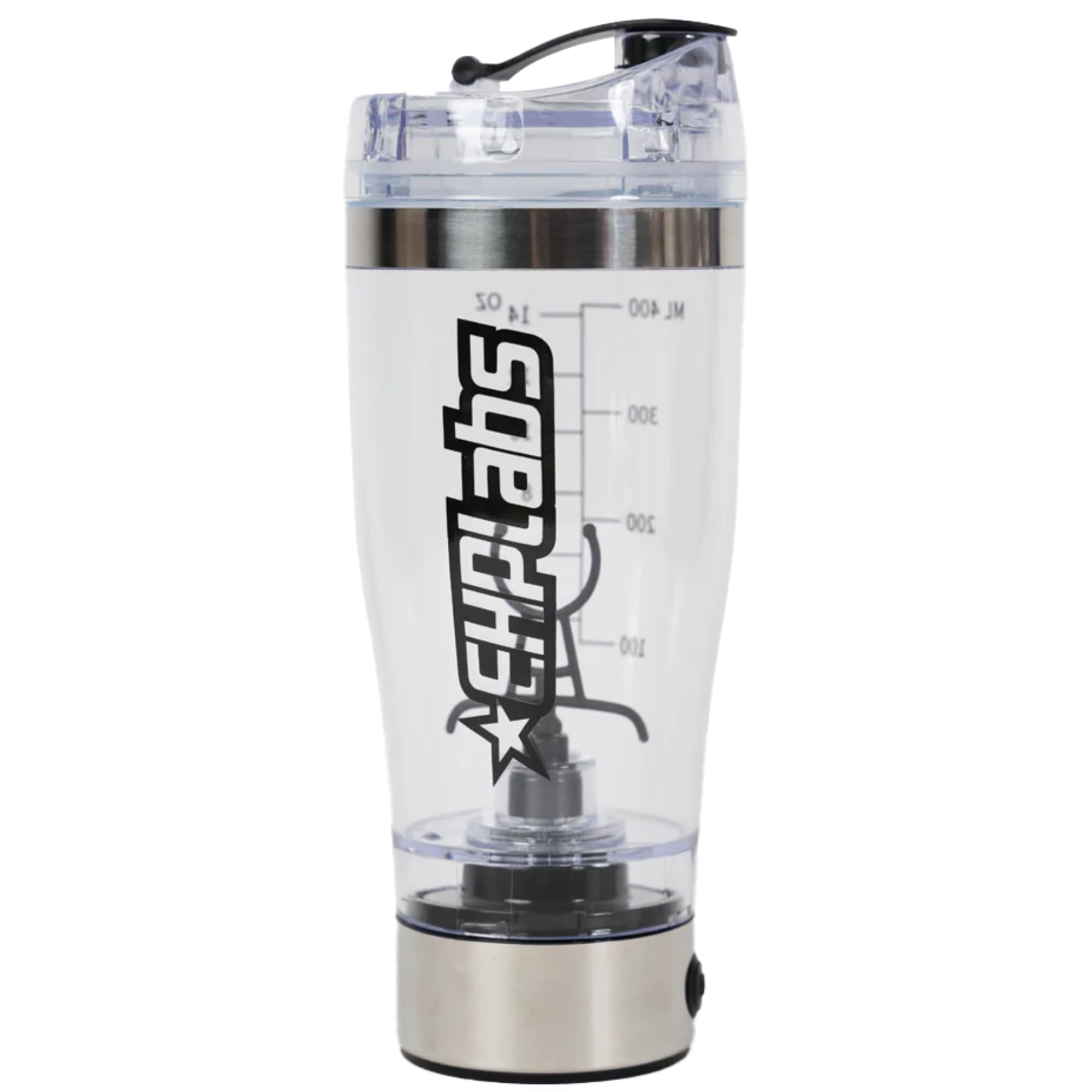 EHP Labs Electric Protein Shaker Bottle - 15oz Portable Blender Shaker - Personal Blender Shaker - Electric Protein Shaker Bottle for Meal Replacement Shakes