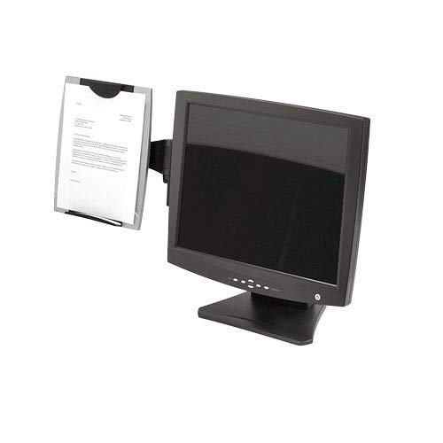 Fellowes(R) Office Suites Monitor Mount Copyholder, Black/Silver (8033301)