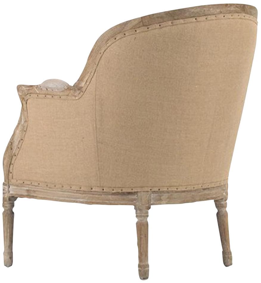 EuroLux Home Roland Club Chair Occasional Light Gray