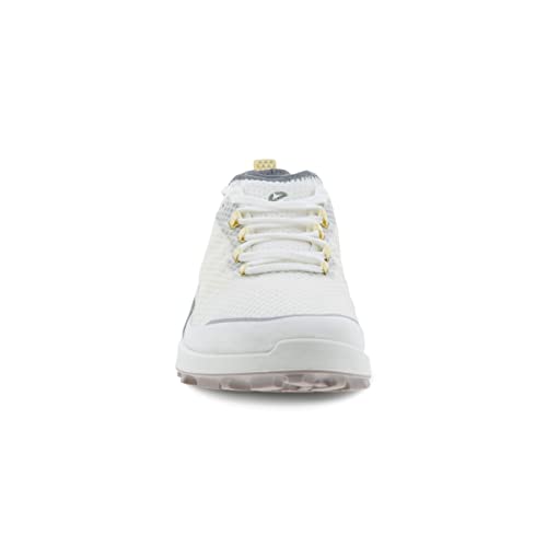 ECCO Women's Biom 2.1 Low Textile Trail Running Shoe, Bright White/Bright White/ICE Flower Nubuck, 6-6.5