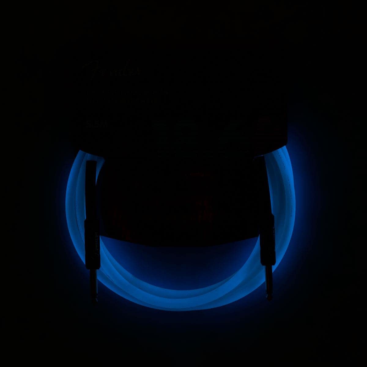 Fender 0990818108 Professional Series Glow in the Dark Blue Instrument Cable - 18.6 Feet