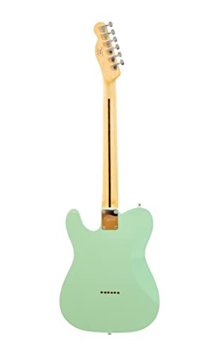 Fender Affinity Series Telecaster - Surf Green Bundle with Frontman 10G Amplifier, Gig Bag, Tuner, Instrument Cable, Strap, Picks, and Austin Bazaar Instructional DVD
