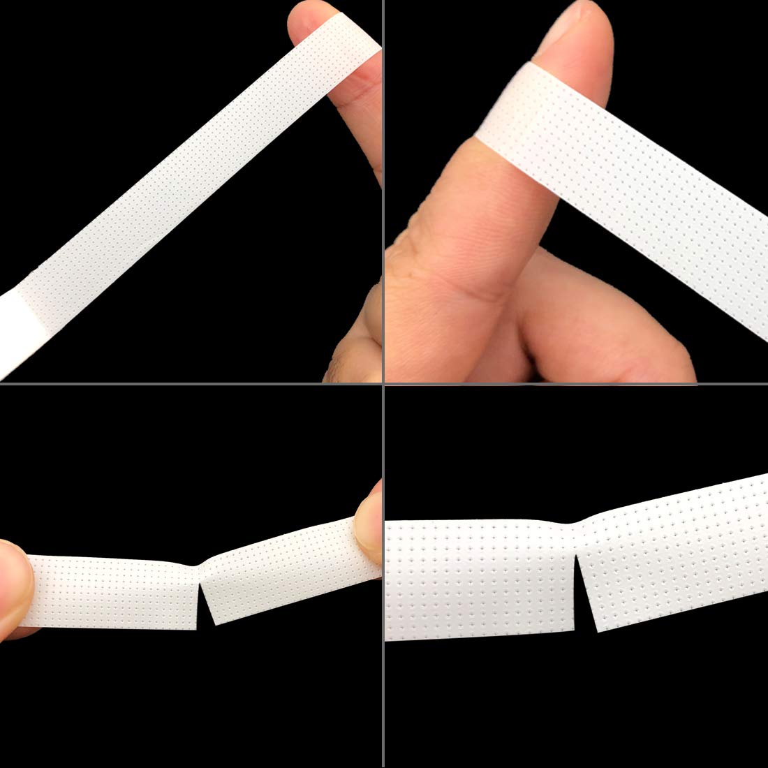 EMEDA Eyelash Extension Eye Tape 8 Rolls White Paper Breathable Micropore Fabric Medical Tape Under Eye for Lash Extensions Supplies Individual Eye Lashes Tools (8 Rolls 7m Each Roll)