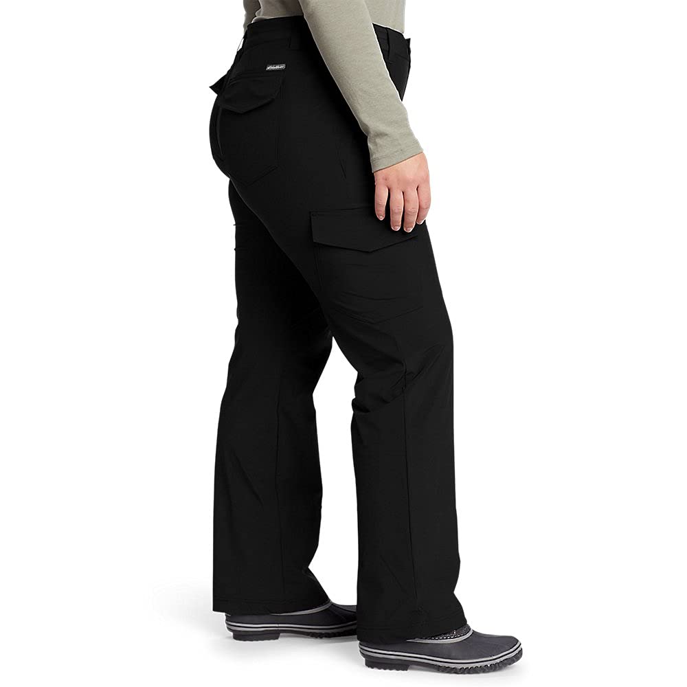 Eddie Bauer Women's Polar Fleece-Lined Pants, Black 10 Regular