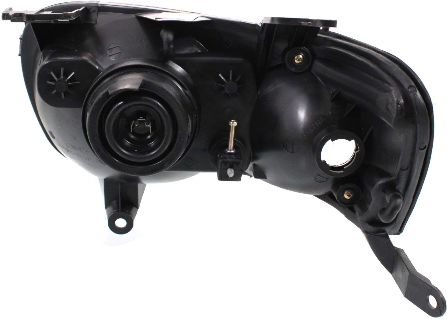 Evan Fischer Headlight Set Compatible with 2001-2004 Ford Escape, Headlights, with Bulbs Halogen Driver and Passenger Side FO2519103 FO2518103