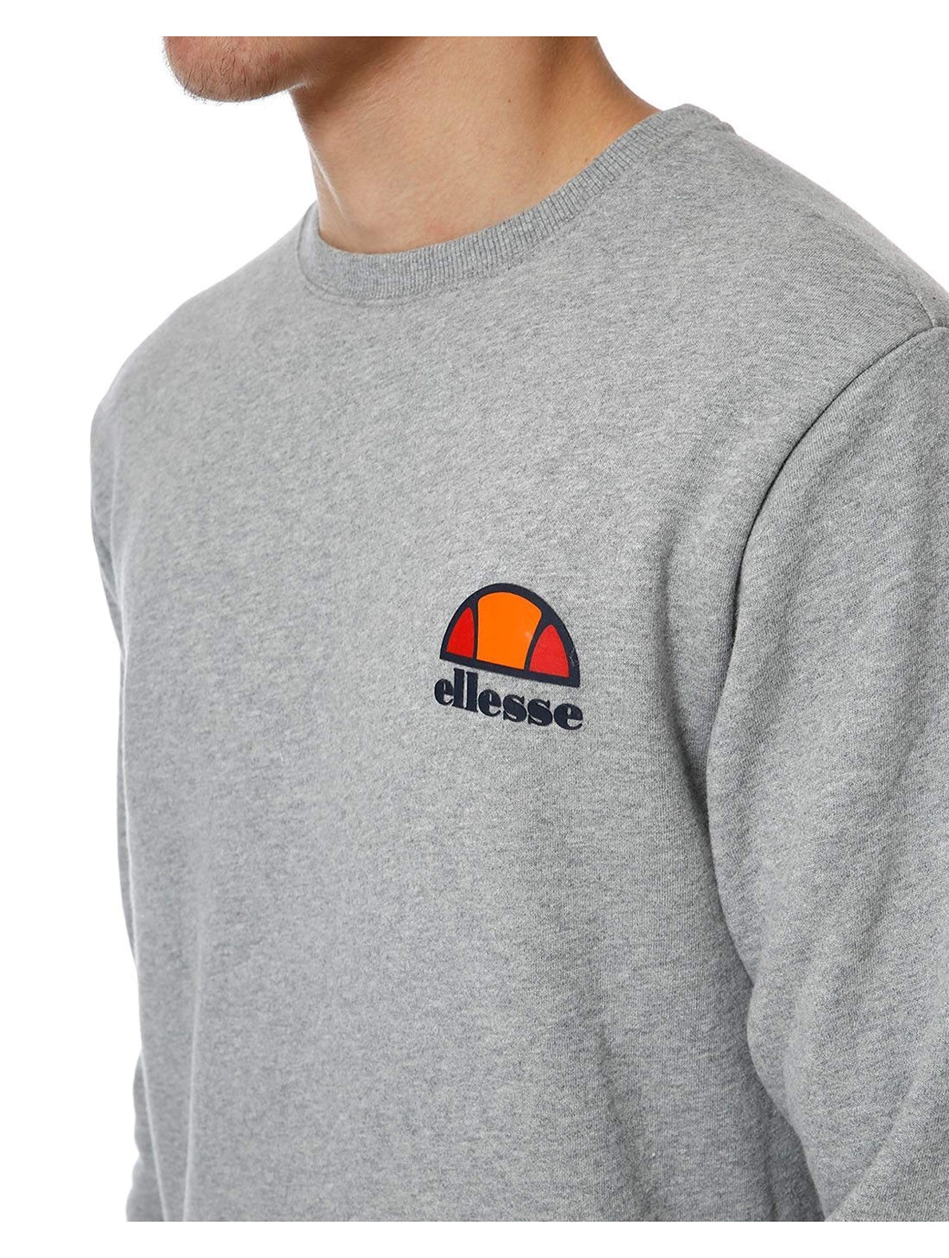 ELLESSE Diveria Crew Neck Sweatshirt | Marl Grey XLarge 42" Chest Marl Grey