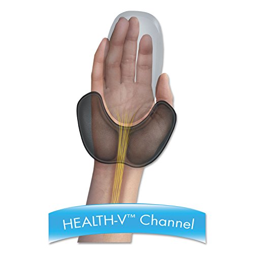 Fellowes 9180701 Gliding Palm Support,Gel,Antimicrobial,9-Inch x11-Inch x3/4-Inch,Black