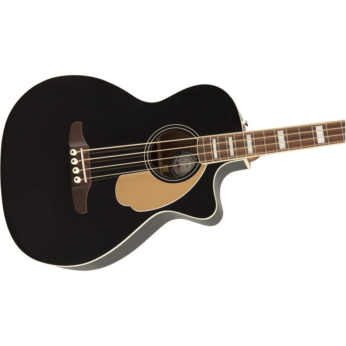 Fender Acoustic Bass Guitar, 4-String, Kingman V2 with Fishman Bass Acoustic Guitar Pickup with Tuner, Equalizer and Phase Control