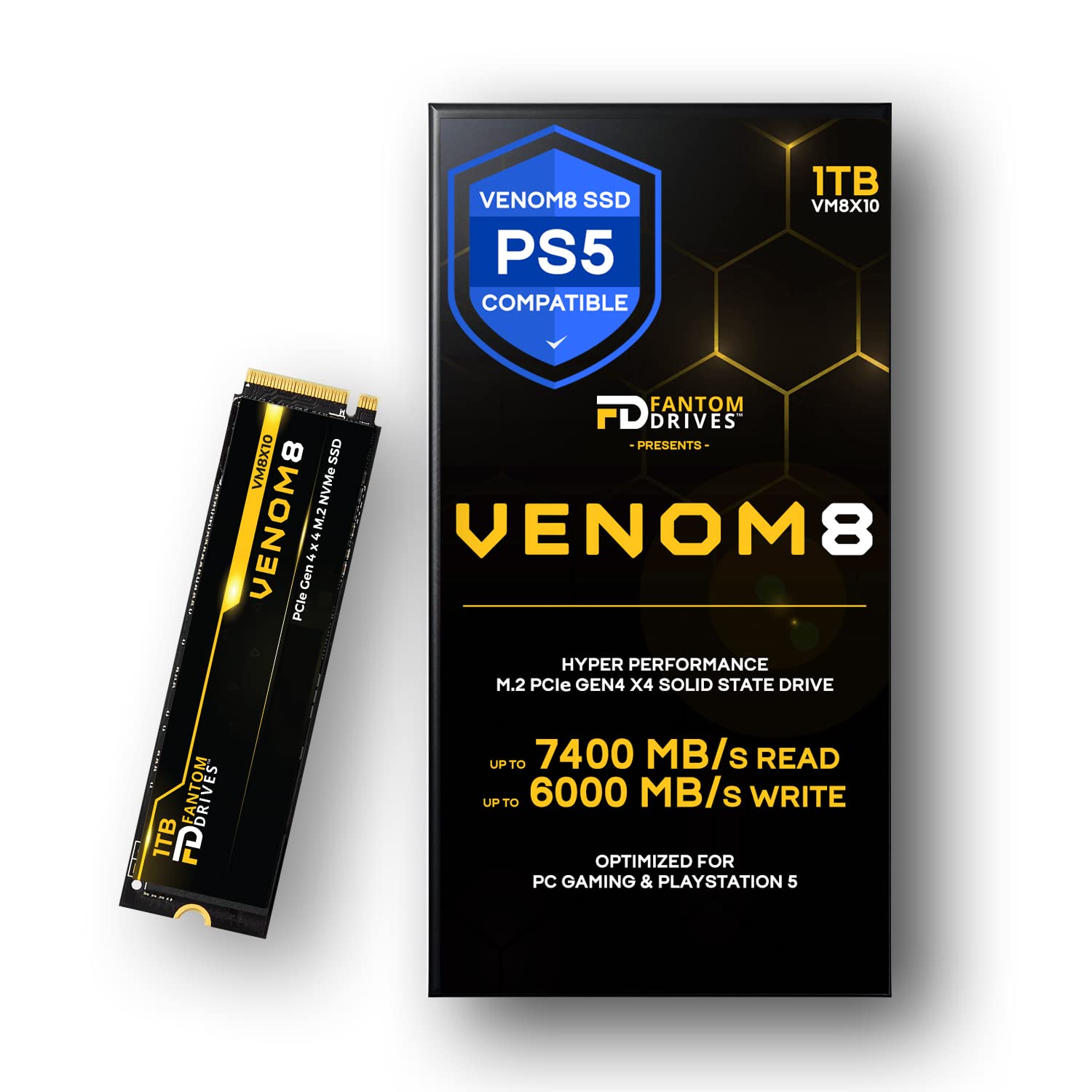 Fantom Drives 2TB Hard Drive Upgrade Kit for Sony PlayStation 4, PS4 Slim, and PS4 Pro (PS4-2TB-KIT)