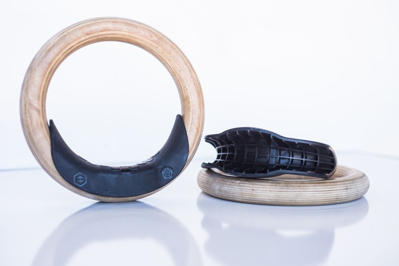 False Grips for Gymnastics Rings Used for Strict Muscle Ups and Dips