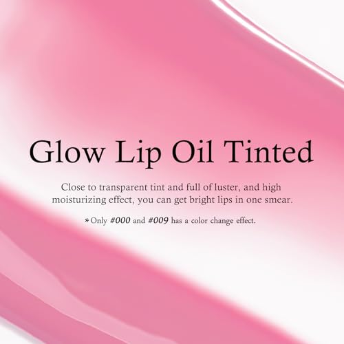 KYDA Hydrating Lip Glow Oil, Moisturizing Lip Oil, Glossy Transparent Plumping Lip Gloss, Tinted Lip Oil for Lip Care and Dry Lips-Raspberry