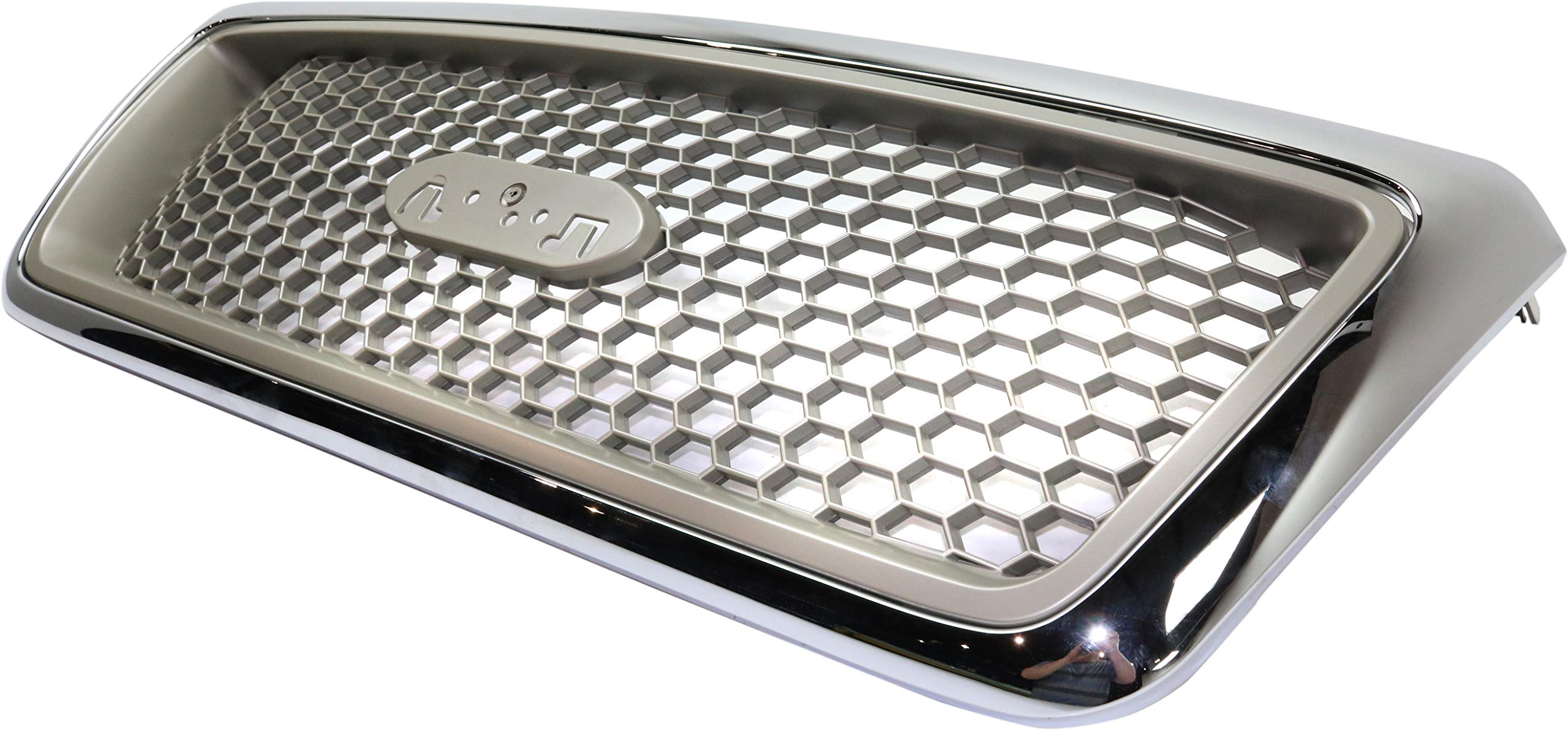 Evan Fischer Grille Assembly Compatible with 2004-2008 Ford F-150 - FO1200427, FO1200502