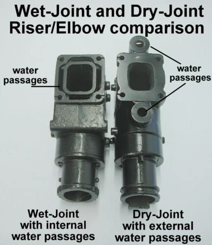 FASWORX Complete Exhaust Manifold Set for Mercury Mercruiser 5.0L, 5.7L, 305, 350 1983-2001