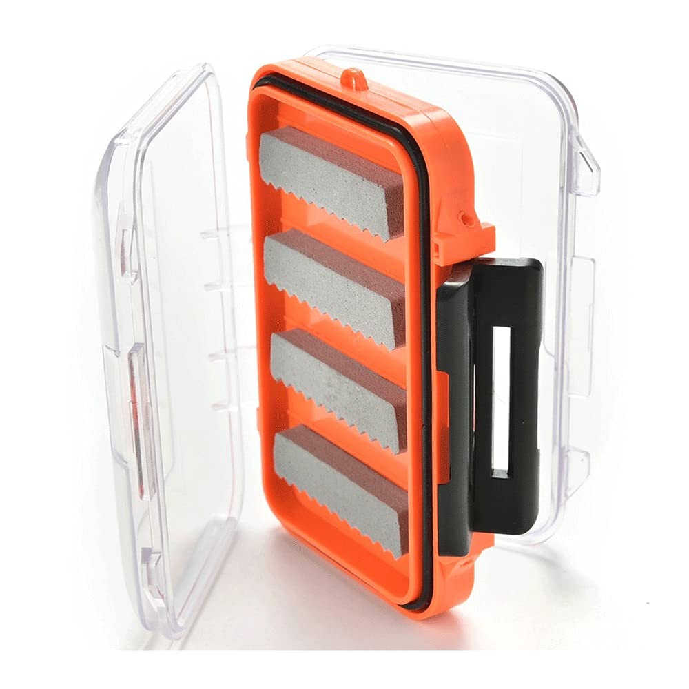 LMMDDP 1 Piece Double-sided Waterproof Pocket Fishing Tackle Box Sliding Foam Fishing Accessory Box