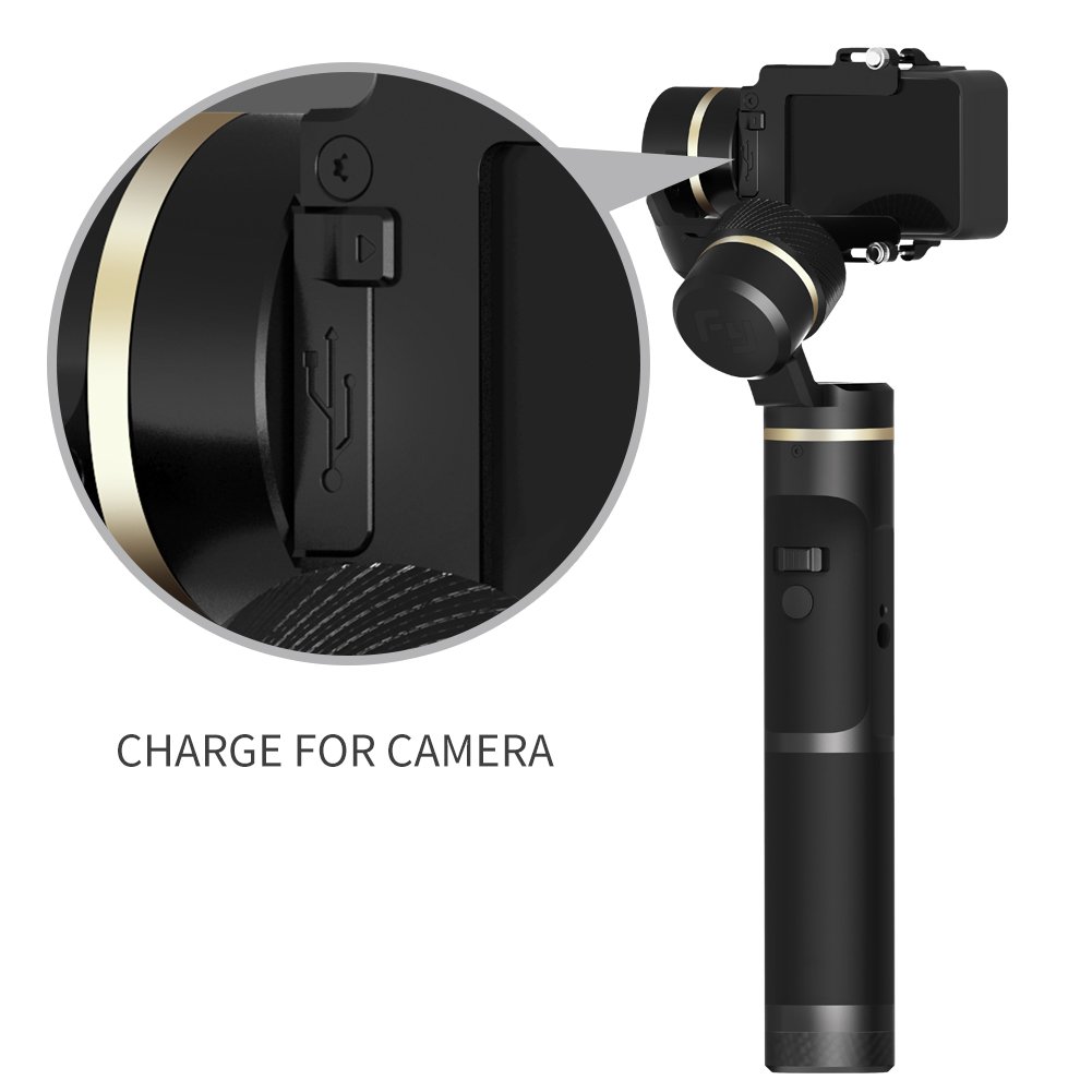 FeiyuTech G6 [Official] Splashproof Handheld Grip Gimbal 3-Axis Stabilizer for GoPro Hero 8 7 6 5 4 SJCAM YI 4K AEE Sport Action Camera