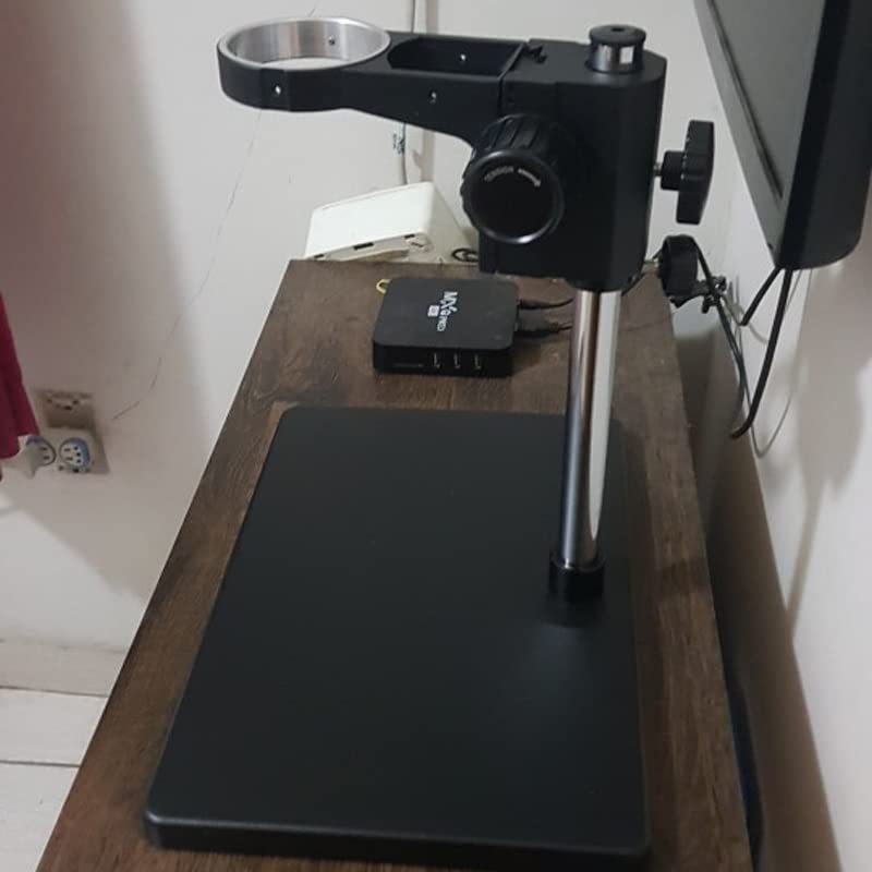 LXXSH Industrial Binocular Trinocular Microscope Camera Stand Holder Arm Bracket 76mm Universal 360 Rotating Maintenance Workbench (Color : A, Size : 38cm x 26cm x 34cm)