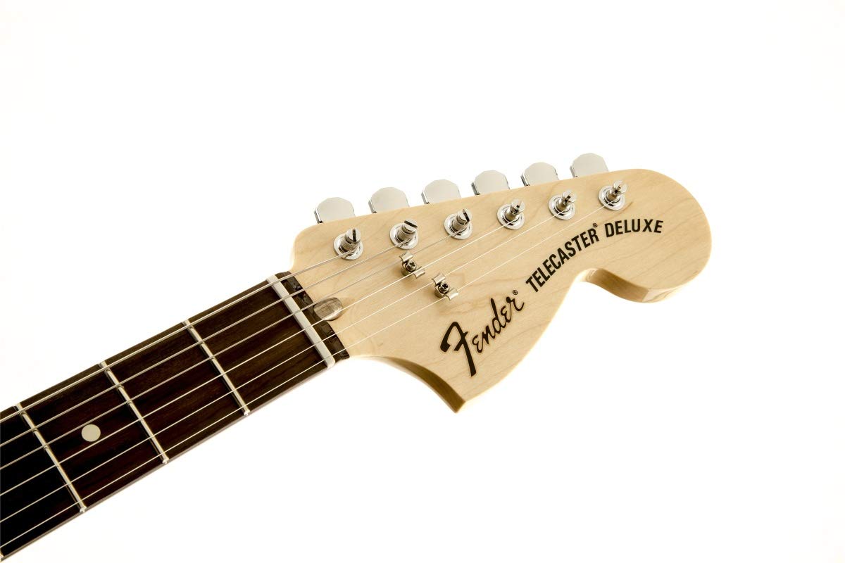 Fender Chris Shiflett Deluxe Telecaster Electric Guitar, with 2-Year Warranty, Shoreline Gold, Rosewood Fingerboard
