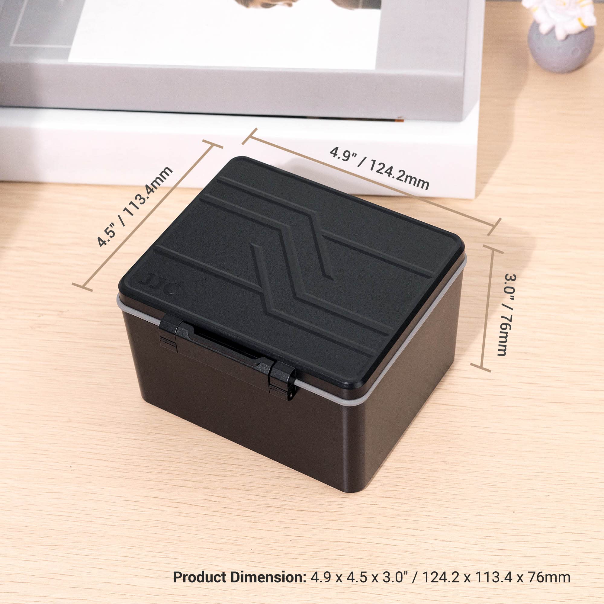JJC DSLR Camera Battery & SD Micro SD XQD Card Case Holder for Canon LP-E6 LP-E6N LP-E6NH Nikon EN-EL15 EN-EL14 Sony NP-FZ100 Fujifilm NP-W126 NP-W235 Battery and More Below 1.5x0.9x2.4β
