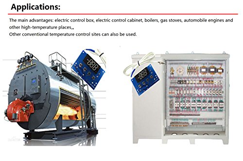 LM YN Digital Thermostat Module K-Type DC 24V -30℃ to 999℃ Temperature Controller Board Electronic, TEM Control Module Switch Red Digital Display