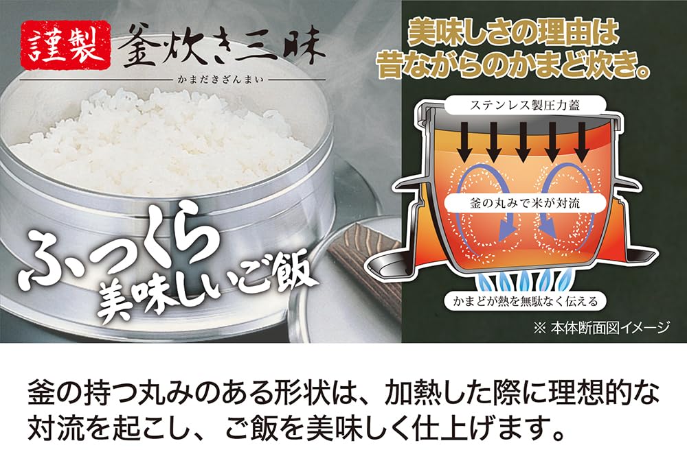 Urushiyama Metal Industrial Kiln Rice Kiln, 3 Cm, Gas Fire Dedicated Aluminum, Made in Japan