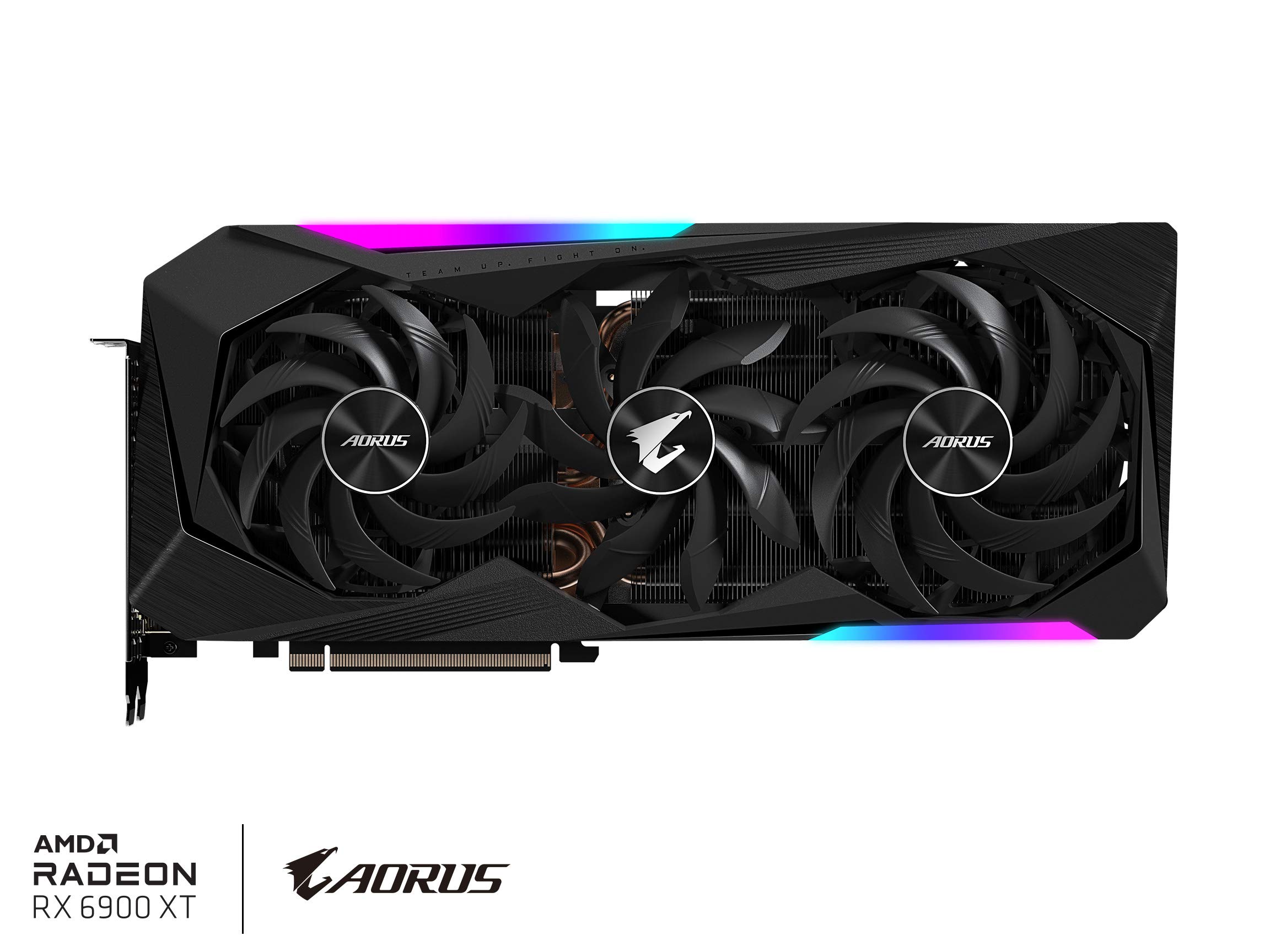 Gigabyte AORUS Radeon RX 6900 XT Master 16G Graphics Card, MAX-Covered Cooling, 16GB 256-bit GDDR6, GV-R69XTAORUS M-16GD Video Card