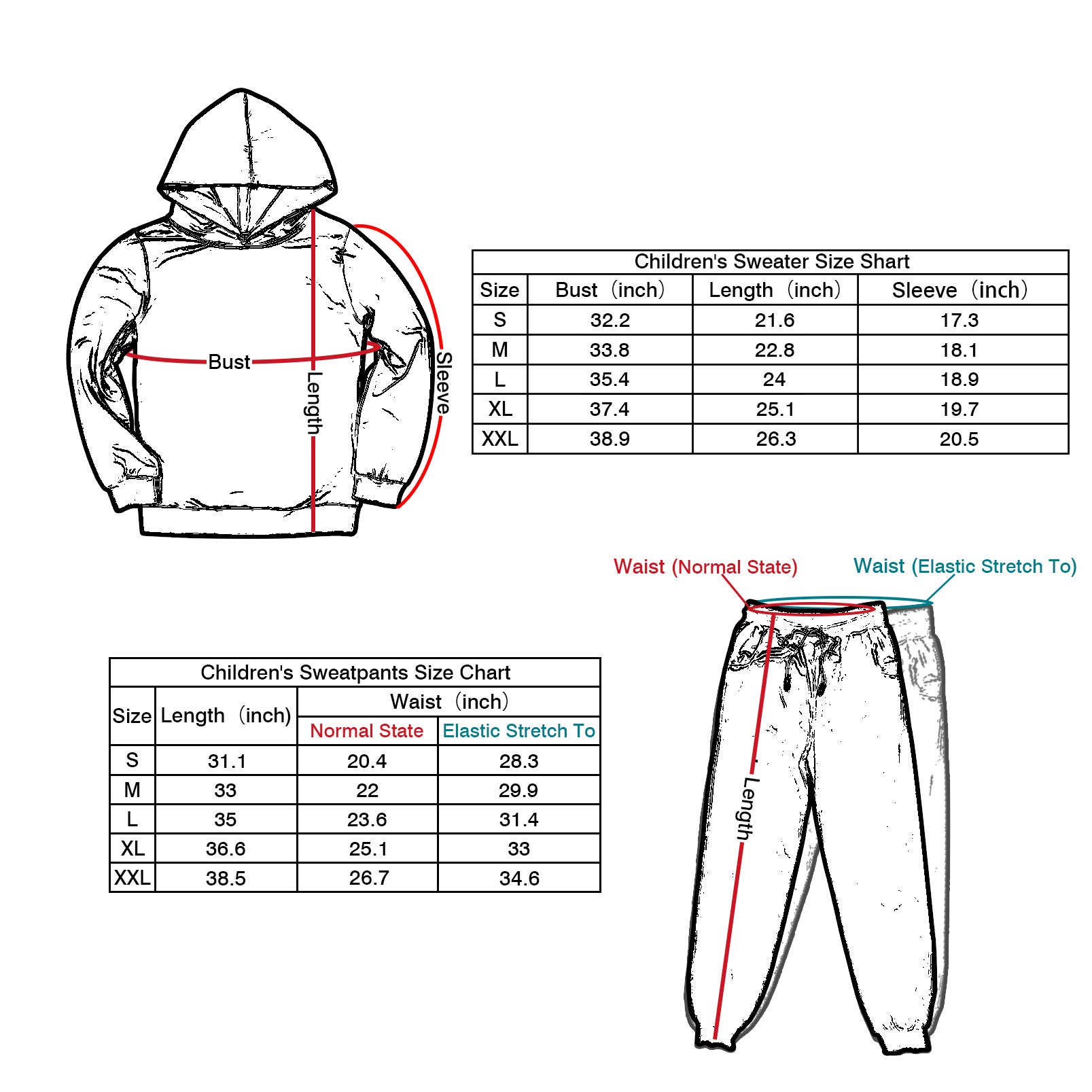 kilonp Kids Hedgehog Pullover Hoodie and Sweatpants Suit Cartoon 2 Pieces Jogging Pants Set Tracksuit for Boys Girls Small