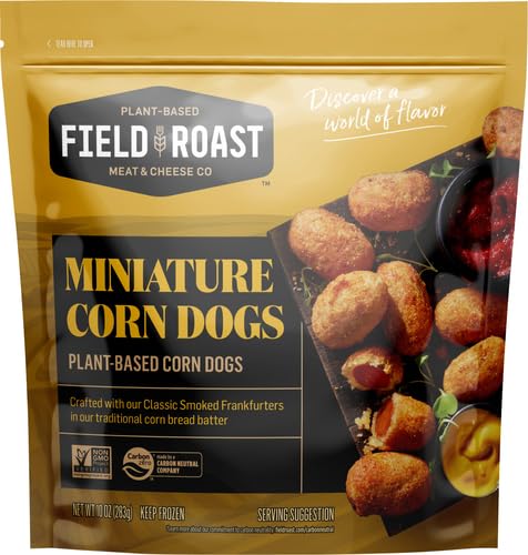 Field Roast, Vegan Mini Corn Dogs, 10 oz (Frozen)
