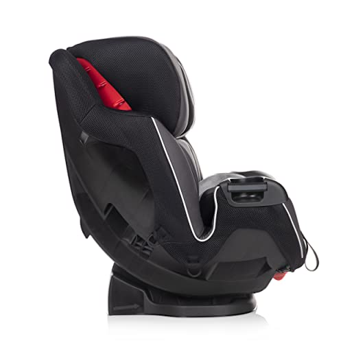 Evenflo Symphony Elite All-In-One Convertible Car Seat, 5-Point Infinite Slide Harness, Easy to Install, Forward / Rear Facing, Booster Seat, 110-lb Capacity, Multiple-Position Recline, Paramount Gray