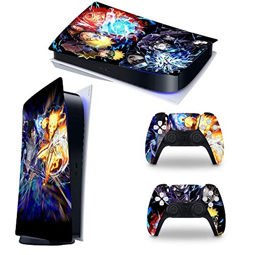 Evil Racing - PS5 Skin Console and 2 Controller, Vinyl Decal Sticker Full Cover Protective ( Only fit PlayStation 5 regular)