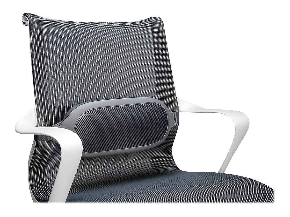 Fellowes® I-Spire Series Lumbar Cushion, 2.56" x 13.38" x 6.06", Gray
