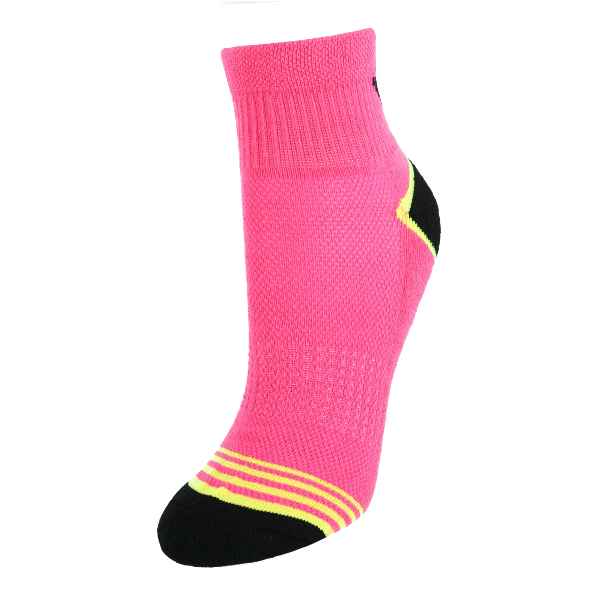 Everlast Women's Performance Quarter Socks (3 Pairs), Pink, One Size