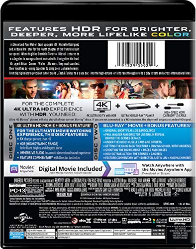 Fast and Furious (2009) [4K + Blu-ray + Digital] [4K UHD]