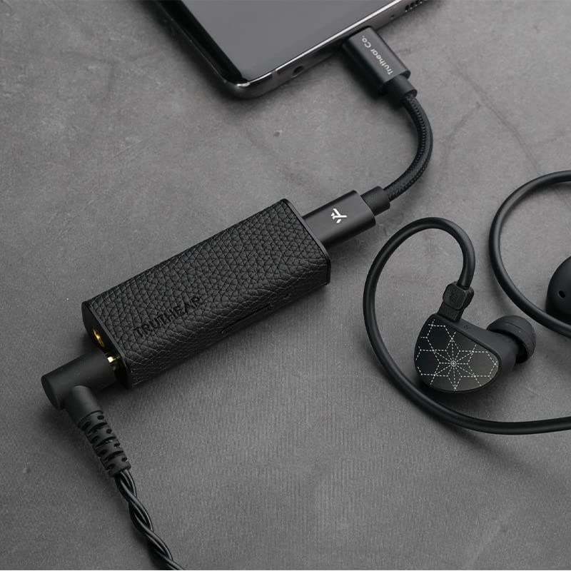 Fanmusic Truthear SHIO Dual CS43198 Lossless Portable DAC Amplifier with USB Type C Port 3.5mm Single-Ended and 4.4mm Balanced Output