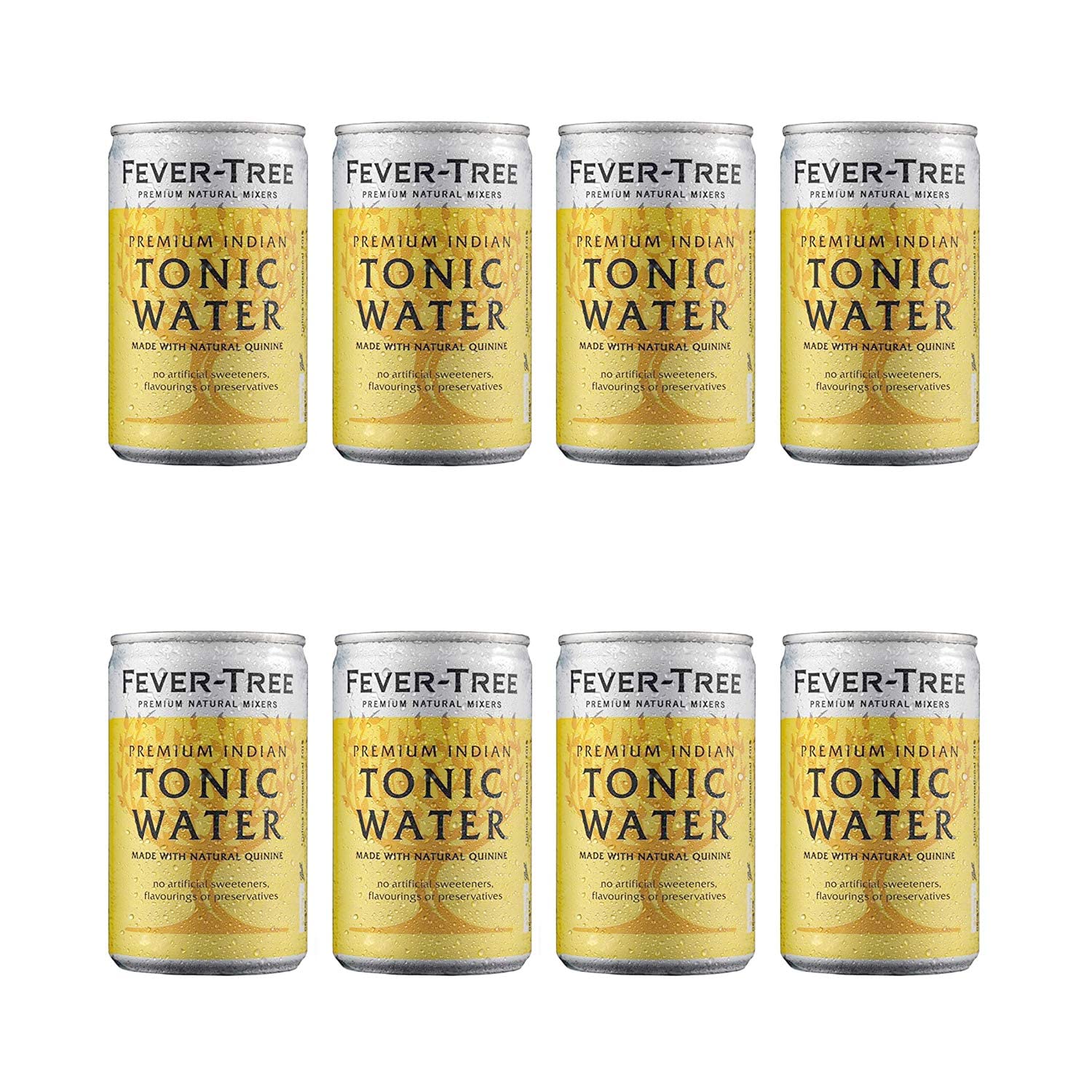 Fever-Tree Premium Indian Tonic Water Cans 8 x 150ml