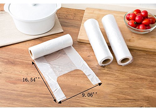 ZHOUWHJJ 1.6 Liter Small Trash Bag for Small Tiny Trash Bin Can Countertop Plastic Desk Car Mini Trash Can Trash Bin, 2 Rolls(200 Counts)