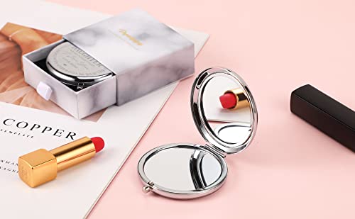 Dynippy Daughter Gifts from Mother Mom Daughter Birthday Gift Ideas Engraved Compact Mirror with Inspirational Quotes for Birthday Wedding Gift Special Celebration - Love My Daughter