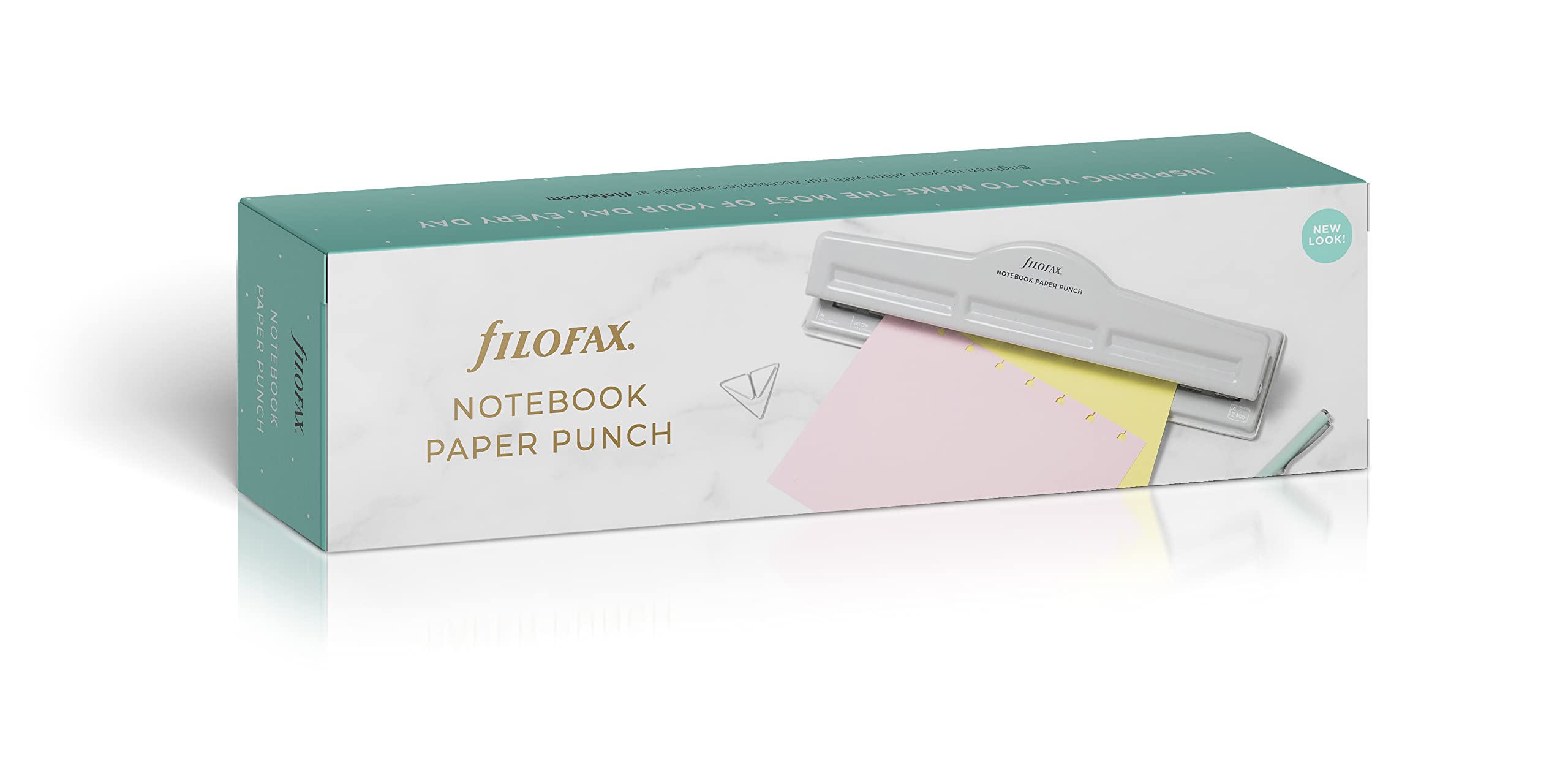 Filofax Notebook Holepunch grey