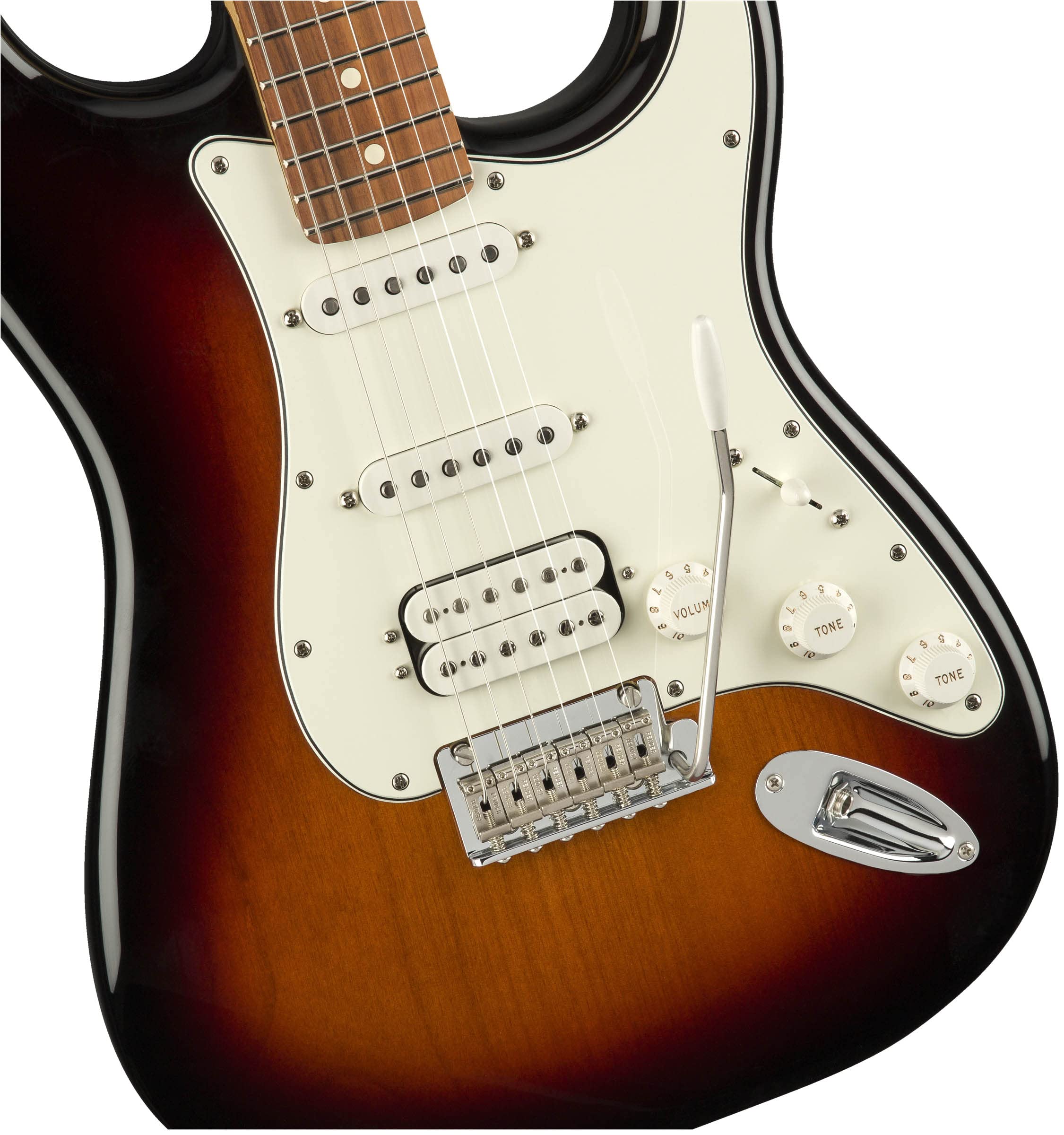 Fender Player Stratocaster® - Tidepool Bundle w/Hard Case, Cable, Tuner, Strap, Strings, Picks, Capo, Fender Play Online Lessons, and Austin Bazaar Instructional DVD