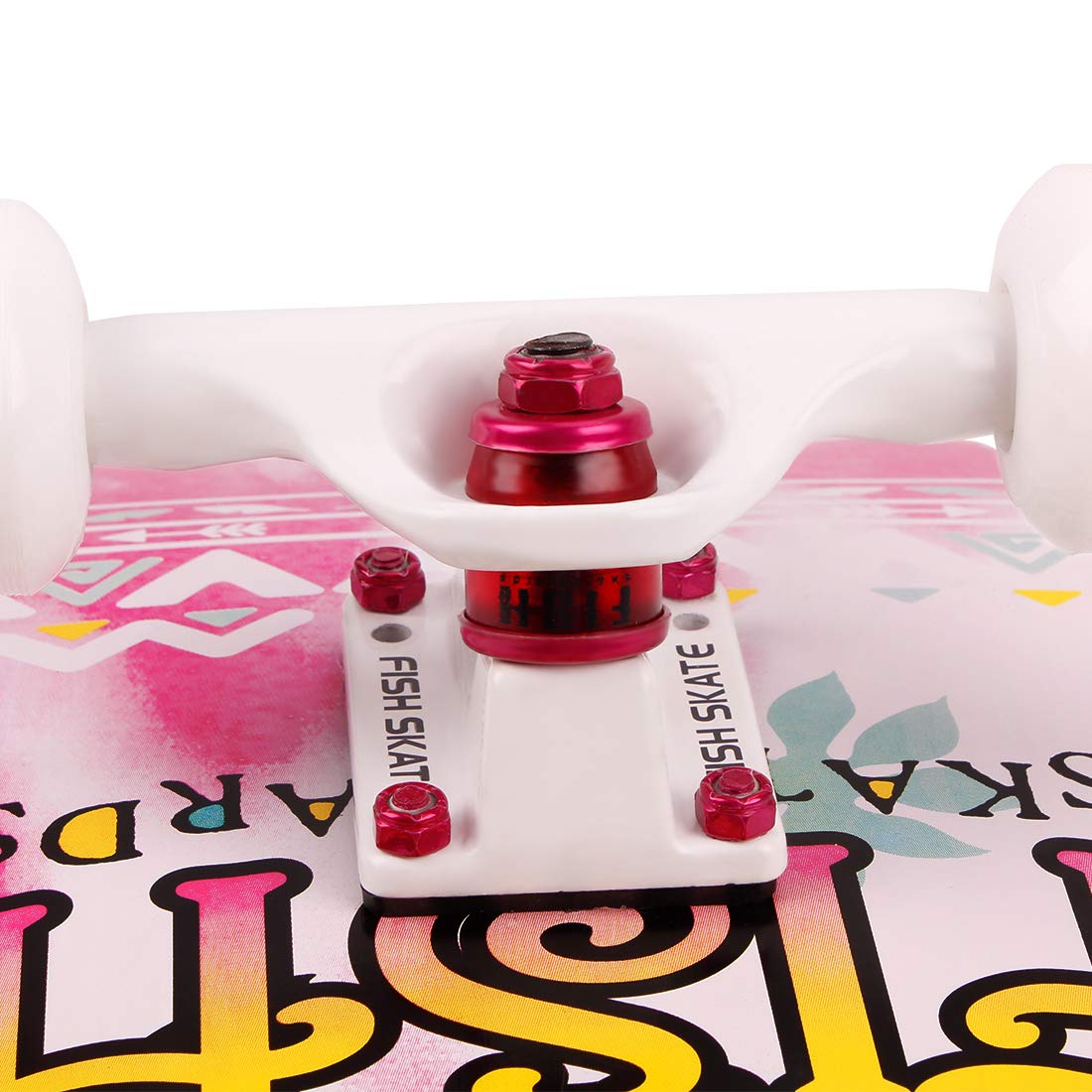 FISH SKATEBOARDS Skateboards Complete 22 Inch Mini Cruiser Retro Skateboard for Kids Boys Girls Youths Beginners, Assorted Styles
