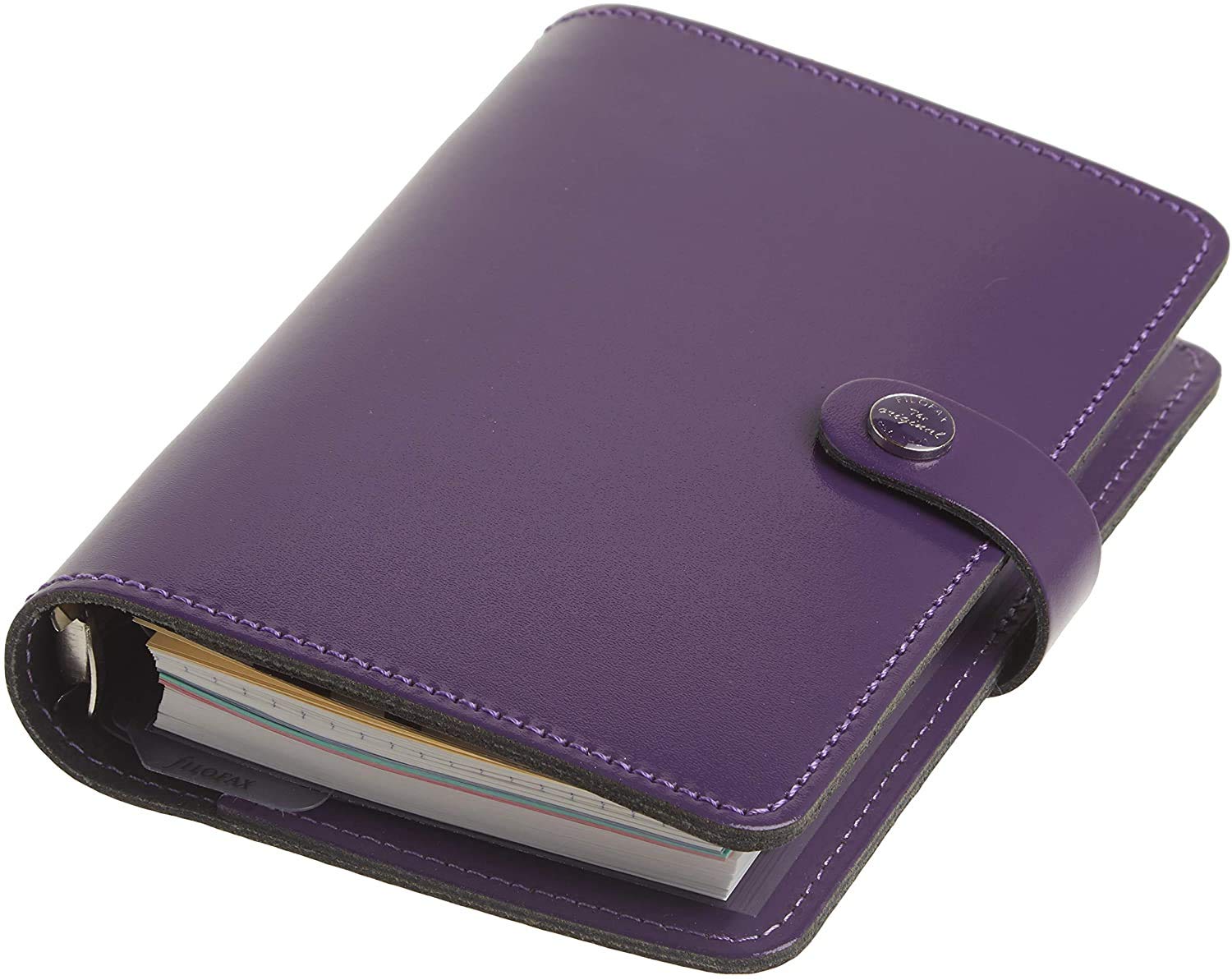Filofax The Original Leather Organizer, Patent Rose, A5 (8.25 x 5.75) Any Year Planner with to do and Contacts Refills, Indexes and notepaper (C022598)