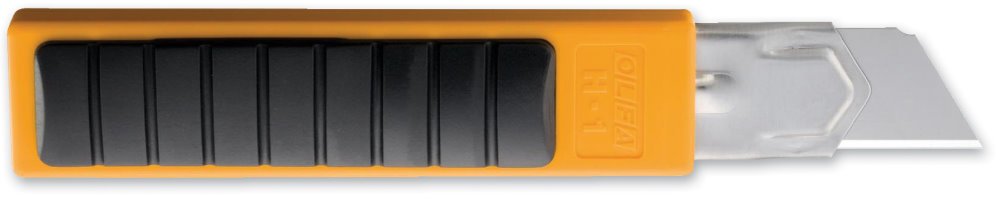 OLFA 25mm Extra Heavy-Duty Utility Knife (H-1) - Multi-Purpose Custom Cutting Depth Utility Knife w/ Anti Slip Grip & Snap-Off Blade, Replacement Blades: Any OLFA 25mm Blade