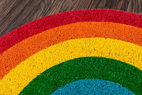 Novogratz Aloha Collection Rainbow Doormat, 1'4" x 2'6", Multicolor