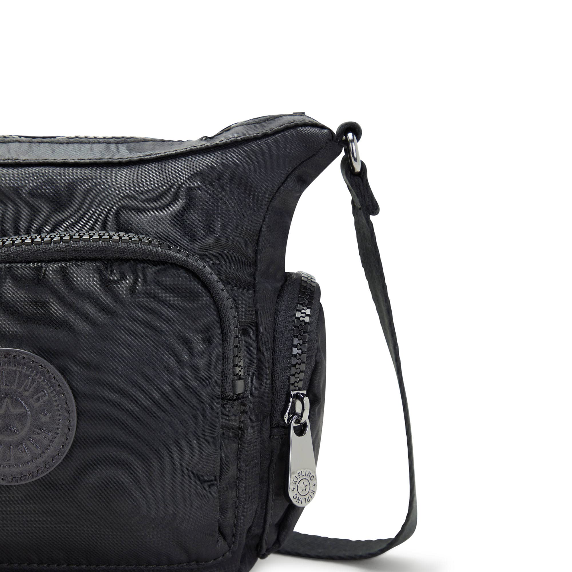 Kipling Gabbie Mini Crossbody Bag Black Camo Emb